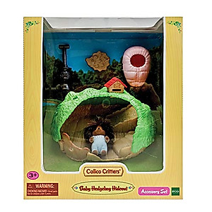 Calico Critters Baby Hedgehog Hideout Playset; Collectible Dollhouse Toy with Figure & Environment Included
