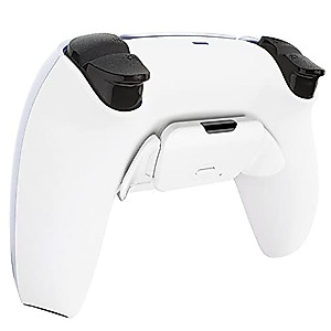 eXtremeRate White Back Paddles Programable Rise 2.0 Remap Kit for PS5 Controller, Upgrade Board & Redesigned Back Shell & Back Buttons Attachment for PS5 Controller - Controller NOT Included