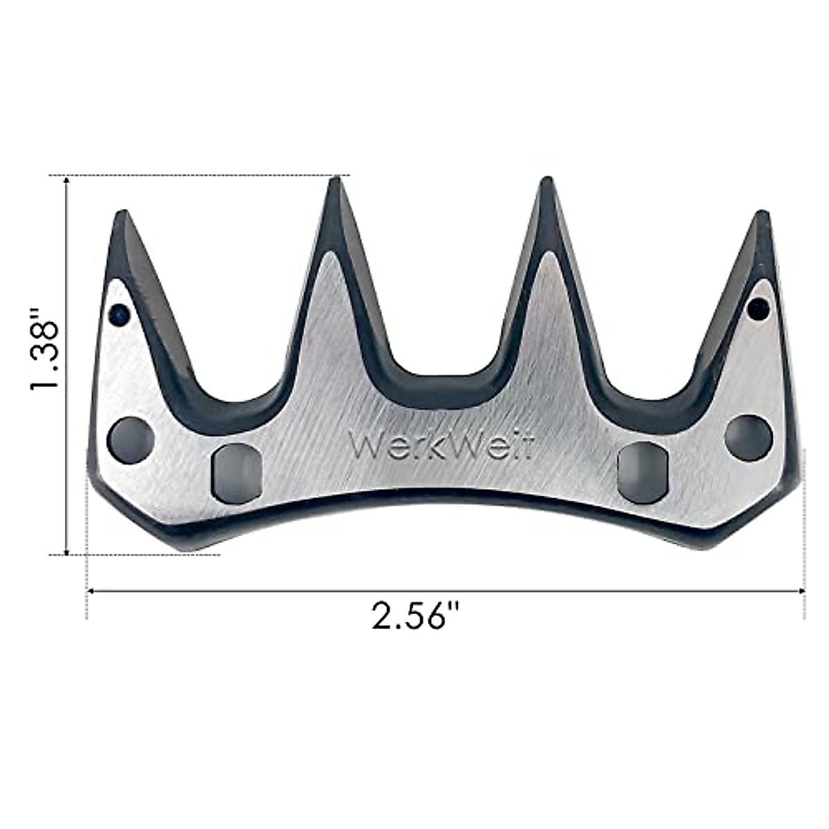 PetierWeit Sheep Shears Blades 2pcs Professional Sheep Clipper Blade Replacement Heavy Duty Stainless Steel Sheep Shears Replacement Blades for Shaving Hair in Sheep, Goats and Pet Livestock