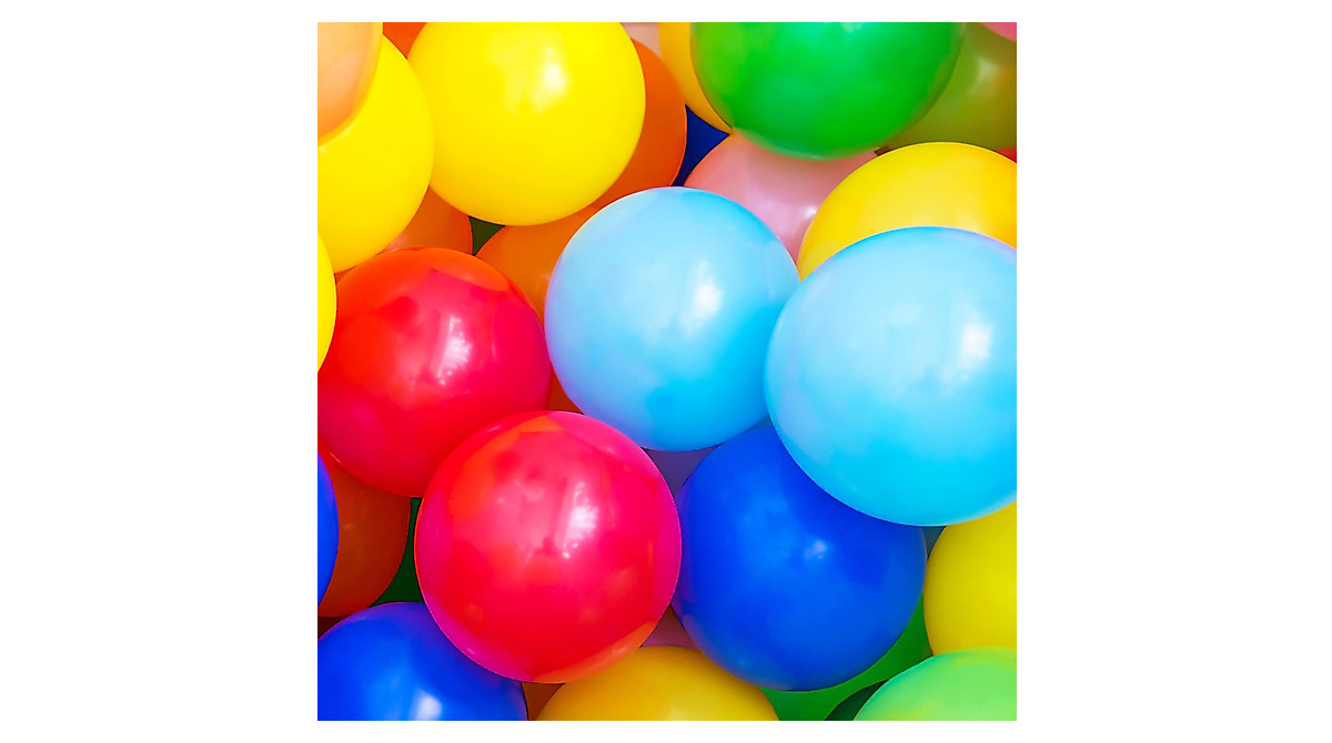 Holicolor 300pcs Rainbow Balloons for Birthday & Events