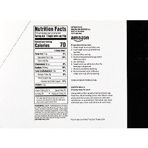 Amazon Brand - Happy Belly Cappuccino Coffee Pods Compatible with 2.0 K-Cup Brewers, French Vanilla Flavored, 24 Count