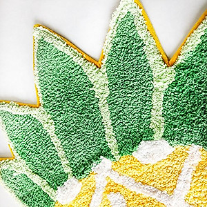 YOUSA Pineapple Area Rug for Living Room Pineapple Shaped Door Mat (39.3''x23.2'')