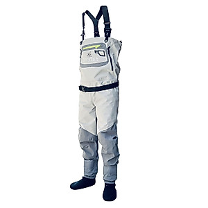 Drryfsh Breathable Chest Waist Convertible Hunting Fishing Waders for Men&Women (3X-Large)