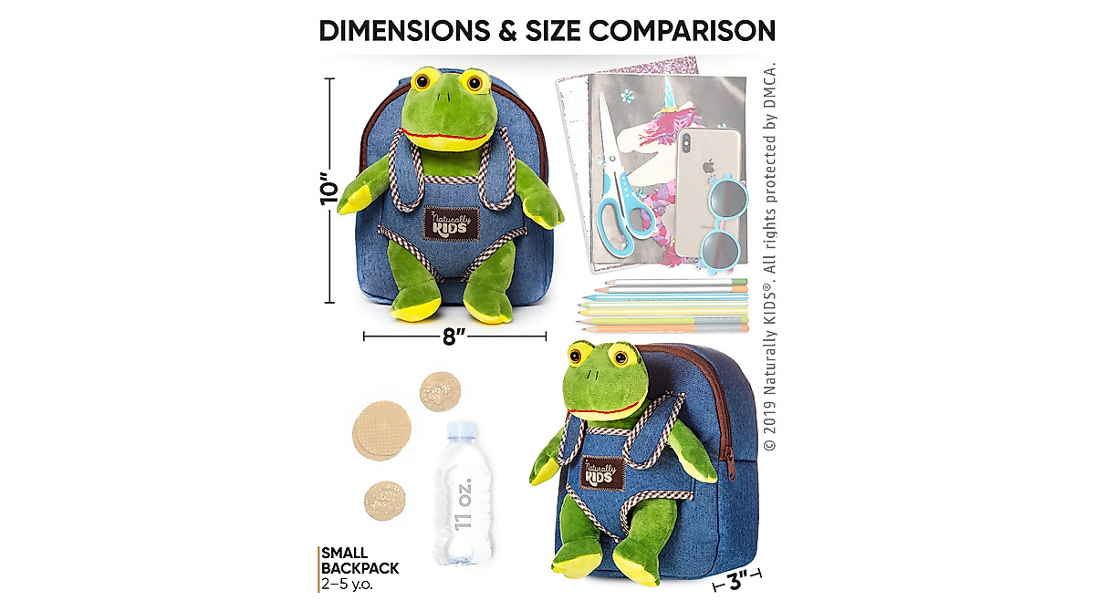Frog Backpack for Toddlers - Perfect Gifts for Kids