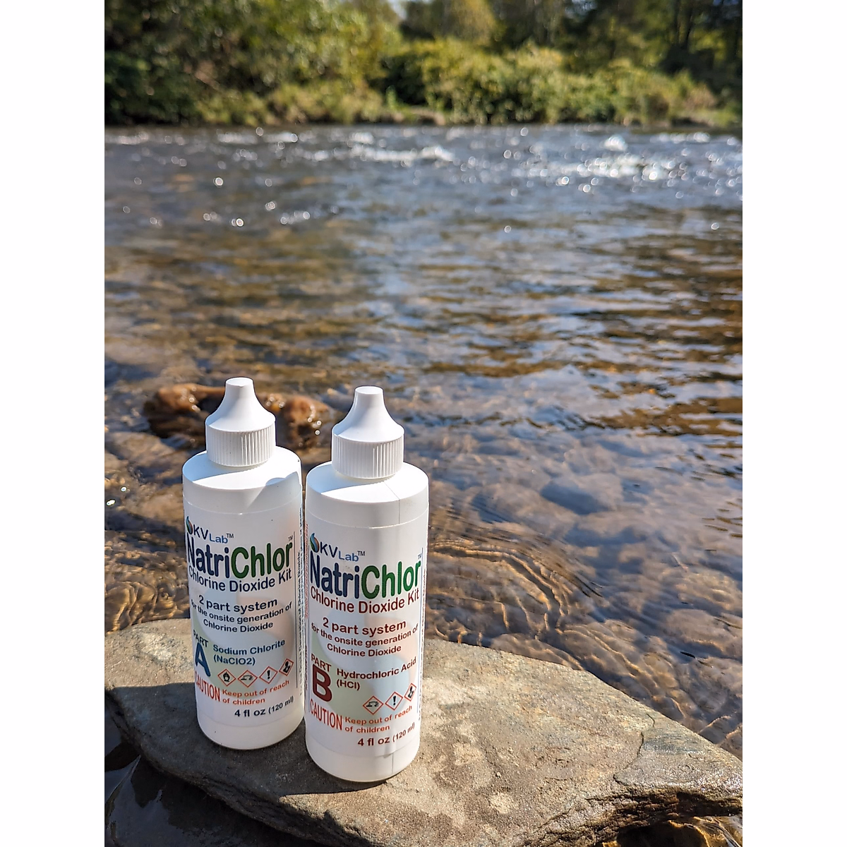 NatriChlor CD Set w/Accu-Drop Bottles HCL Extra Large Size (8 oz Total)