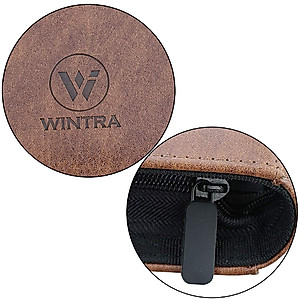 WINTRA 504 Pockets Classical Brown leather Card Binder, Premium 9-Pocket Trading Card Collectors Album, Side Load Card Holder for Various Trading Cards (Brown)