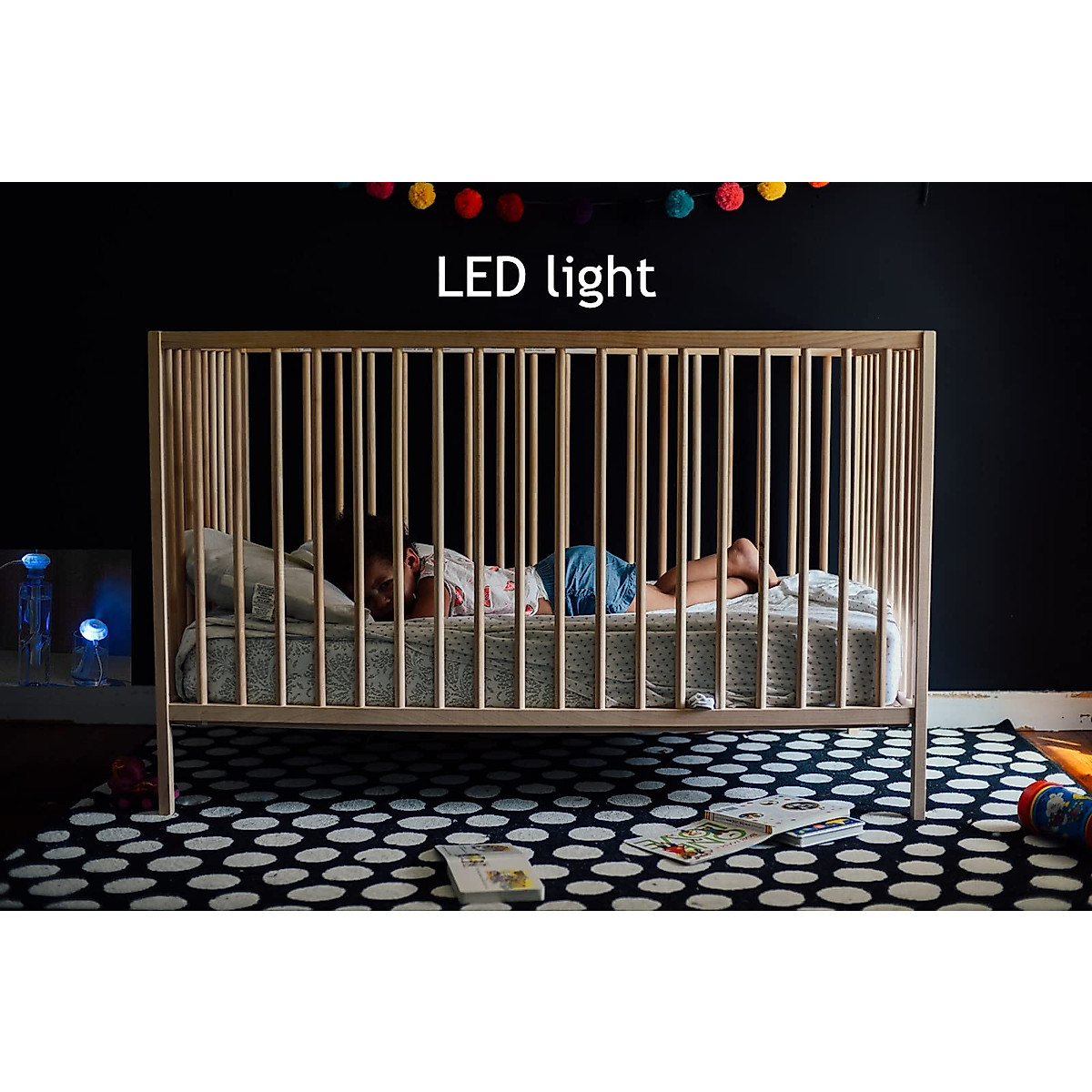 USB Cool Mist Humidifier-Portable Mini Air Humidifier for Bedroom Desk Car Travel Office Baby With Adjustable Length