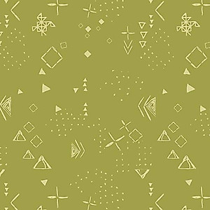 Art Gallery Fabrics Art Gallery MatchmadeThoughts Foliage Fabric, Green