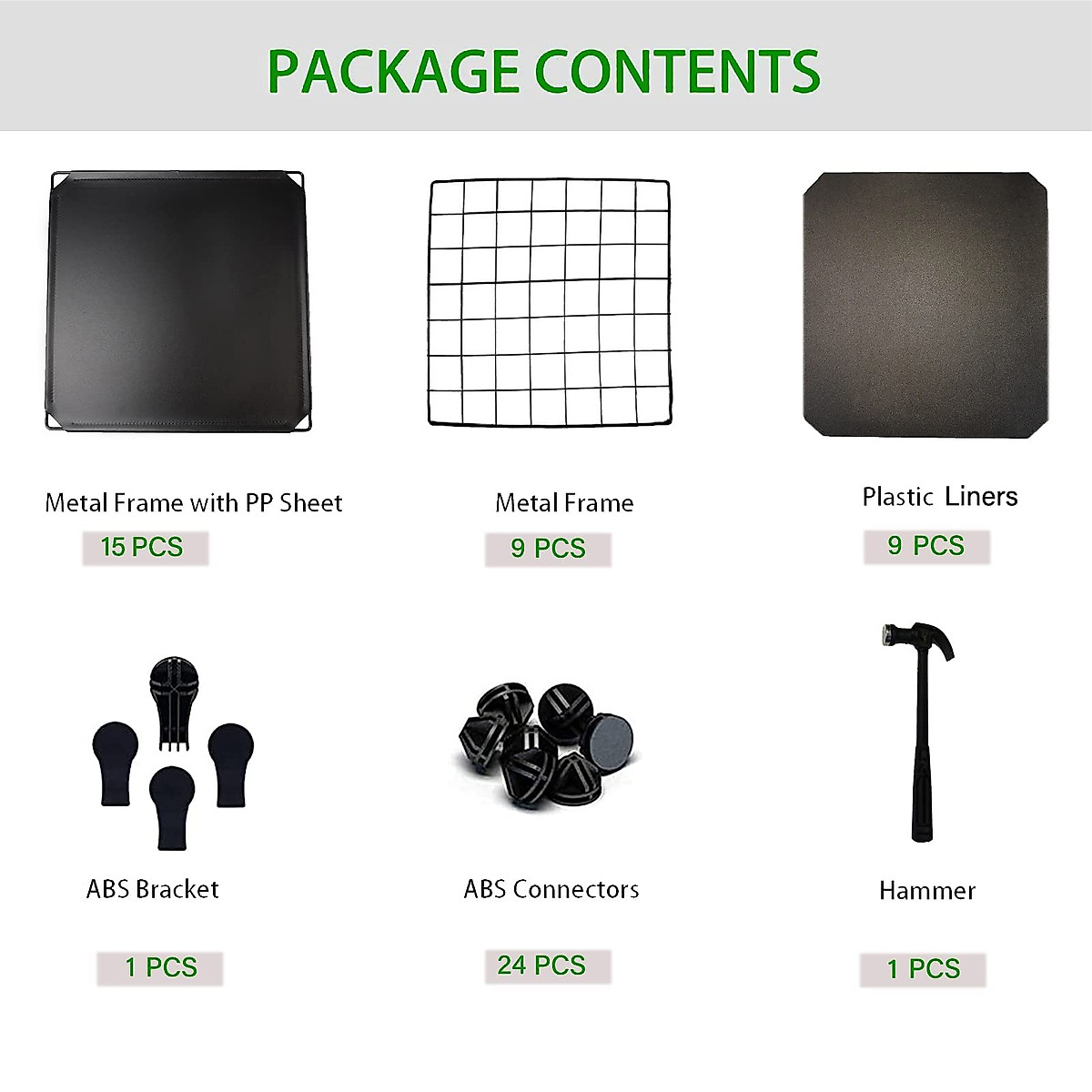 Upgraded 6 Cube Storage Organizer Shelf Storage Cubes Organizer Shelves with Hammer, DIY Shelf Organizer for Bedroom Study Children's Room