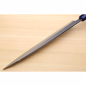 Yoshihiro Inox Stainless Steel Yanagi Sushi Sashimi Japanese Chef Knife with Saya Cover (11.8'' (300mm))