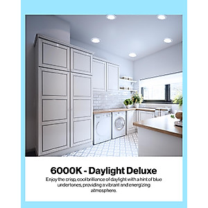 Sunco 12 BR30 LED Bulb, Indoor Flood Lights CRI93 11W Equivalent 65W 6000K Daylight 850 Lumen, E26 Base, 25000 Lifetime Hours Interior Home Residential Dimmable Recessed Can Light Bulbs UL