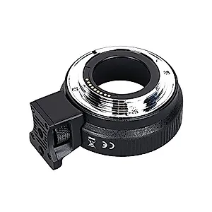 Commlite CM-EF-EOS M Auto-Focus Lens Mount Adapter for EF/EF-S Lens to Canon EOS M (EF-M Mount) Mirrorless Camera Lens Converter Ring for Canon EOS M1 M2 M3 M5 M6 M10 M50 M100