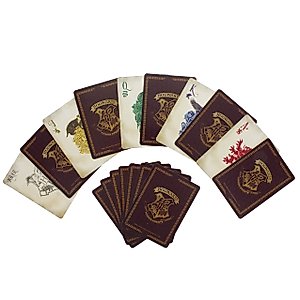 Harry Potter Playing Cards with Hogwarts House Symbols