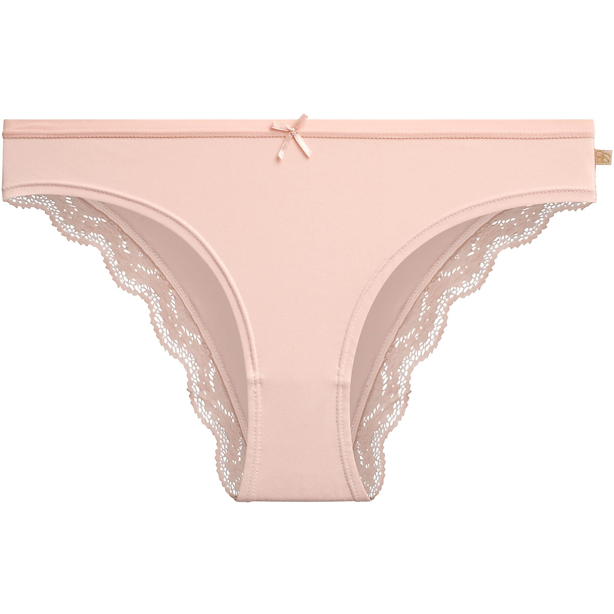 Jessica Simpson Women's Underwear - 10 Pack Seamless Bikini Briefs (S-XL), Size Medium, Floral Print/Gardenia/Stripes/Rose Smoke/Black