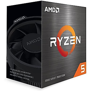 AMD Ryzen™ 5 5500 6-Core, 12-Thread Unlocked Desktop Processor with Wraith Stealth Cooler