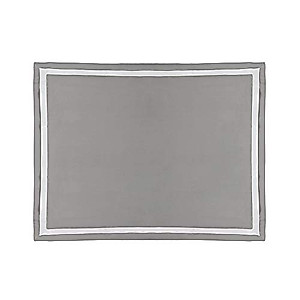 Martex 2000 Series Ultra-Soft Microbrushed Duvet Cover Set, King, Gray/White