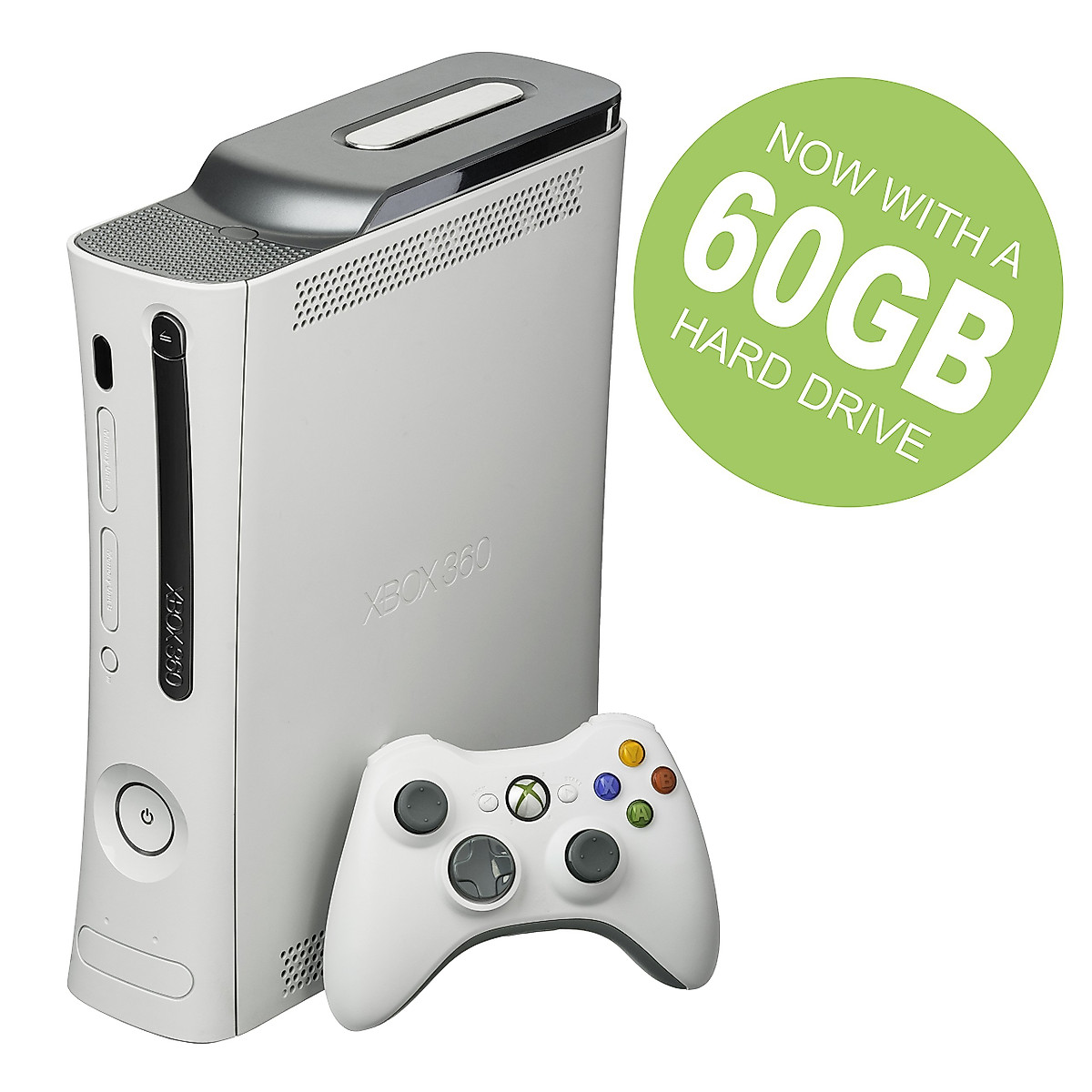 Microsoft Xbox 360 Go Pro Console Bundle (Original & Rare White Jasper)