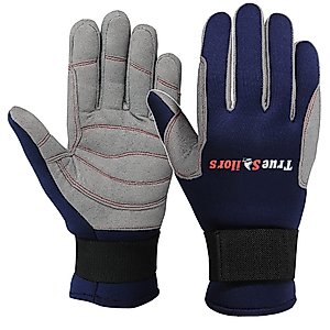 MRX BOXING & FITNESS Winter Men Sailing Gloves Full Fingers All Weather Gripping Gloves (Large)