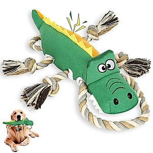 IOKHEIRA Dog Toys for Aggressive Chewers-Dog Toys for Large Dogs, Tough Durable Indestructible Dog Toys, Big Dog Chew Toys and Large Breeds, Crocodile