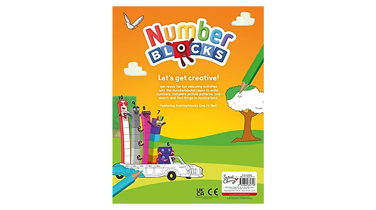 Numberblocks Colouring Fun Activity Book for Kids