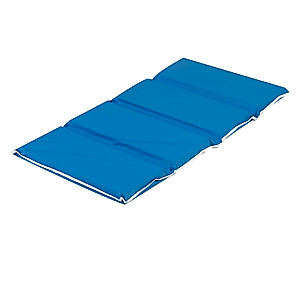 Children's Factory 2" Tough Duty Folding Blue Rest-Mat-, Classroom-Nap-Mats-for Preschools & Daycares, Foam-Napping-Floor-Mat-for Kids & Toddlers
