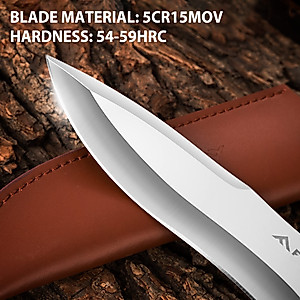 Flissa 16-in-1 Multitool Pliers & FLISSA Hunting Knife with Leather Sheath