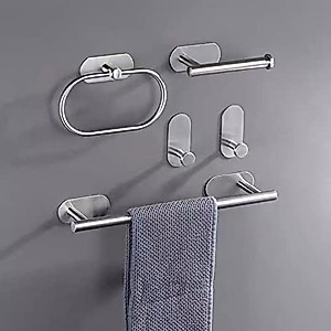 4Pieces Bathroom Towel Rack Large Capacity for Kitchen Bathroom Home Dormitory Towels Holder Space Saving Hand Towel Holder