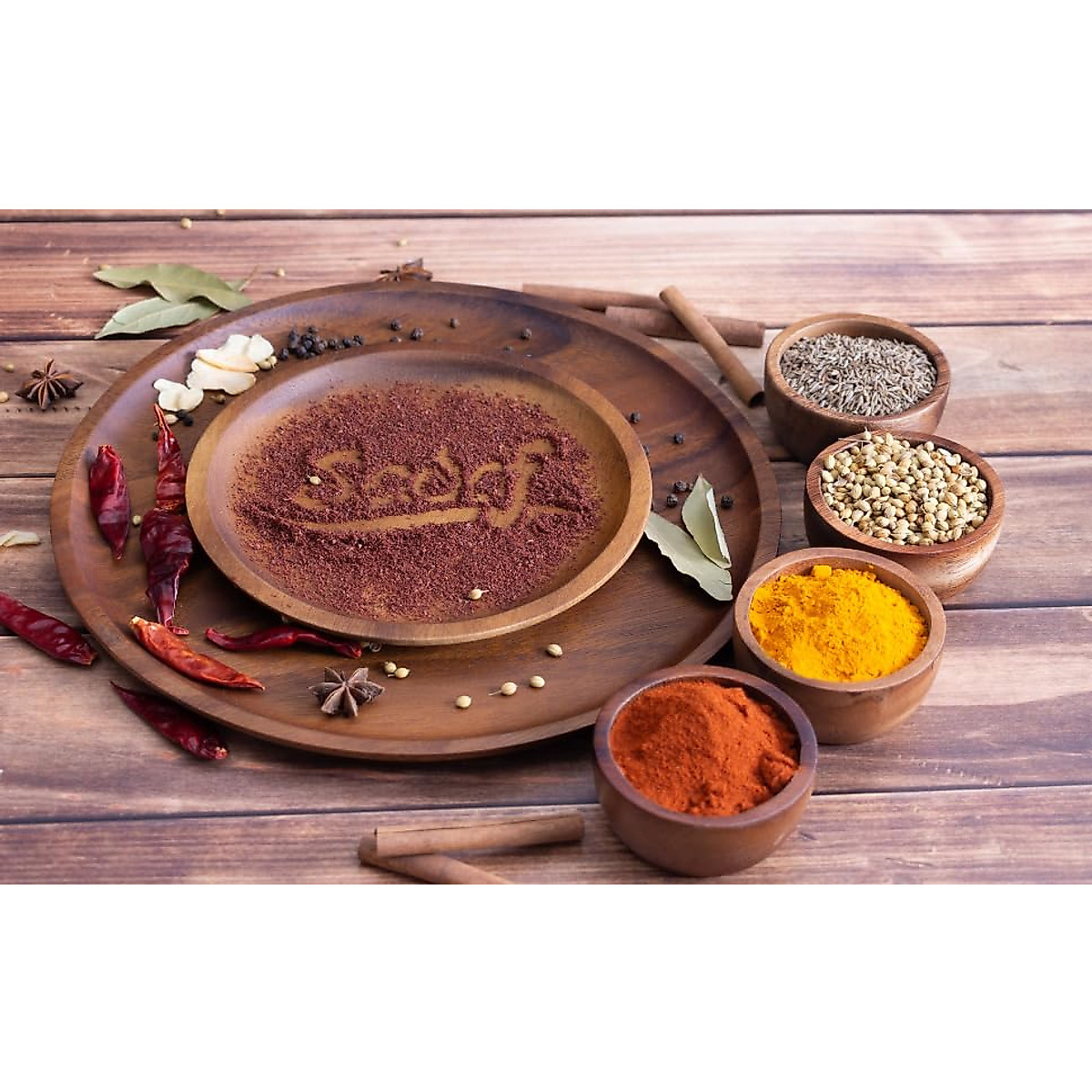 Sadaf Ground Dried Lime 4 oz. - Dried Lime Powder for Cooking - Limu Omani - Real limes dried and ground - Ideal for Seasoning your Dishes - Lime grounded