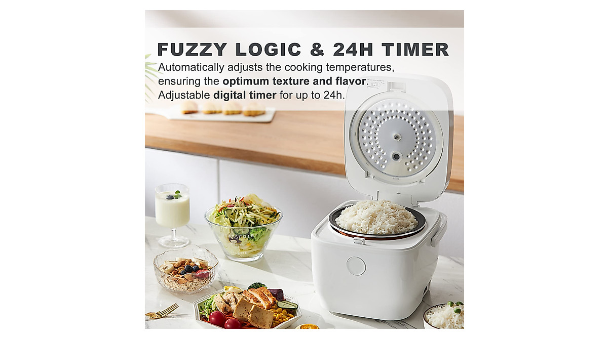 Tenavo Mini Rice Cooker - Perfect Rice Every Time