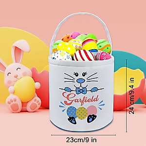 Personalized Easter Baskets for Girls Boys Custom Easter Basket tag with Name Customizable Easter Basket