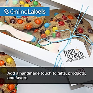 Printable Tags - 1.75 x 3 - Cardstock - Pack of 1,200, 100 Sheets - Inkjet/Laser Printer - Online Labels