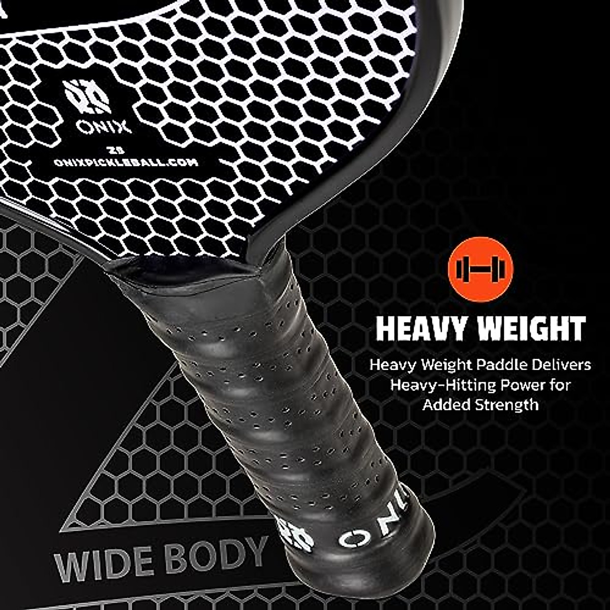 Onix Composite Z5 Pickleball Paddle, Black