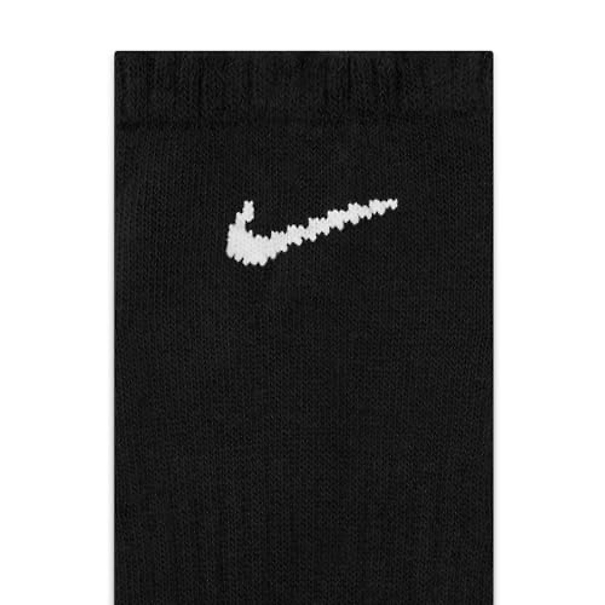 Nike Everyday Cushion No Show Socks, Unisex Nike Socks, Black/White, M (Pack of 6 Pairs of Socks)