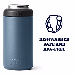 YETI Rambler 16 oz. Colster Tall Can Insulator for Tallboys & 16 oz. Cans, Nordic Blue