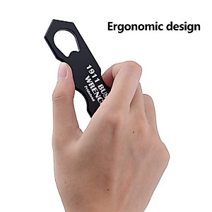 Pridefend Multifunctional Wrench for 1911, 1911 Aluminum Tool for Cleaning, Muti-Use Steel Sports Wrench