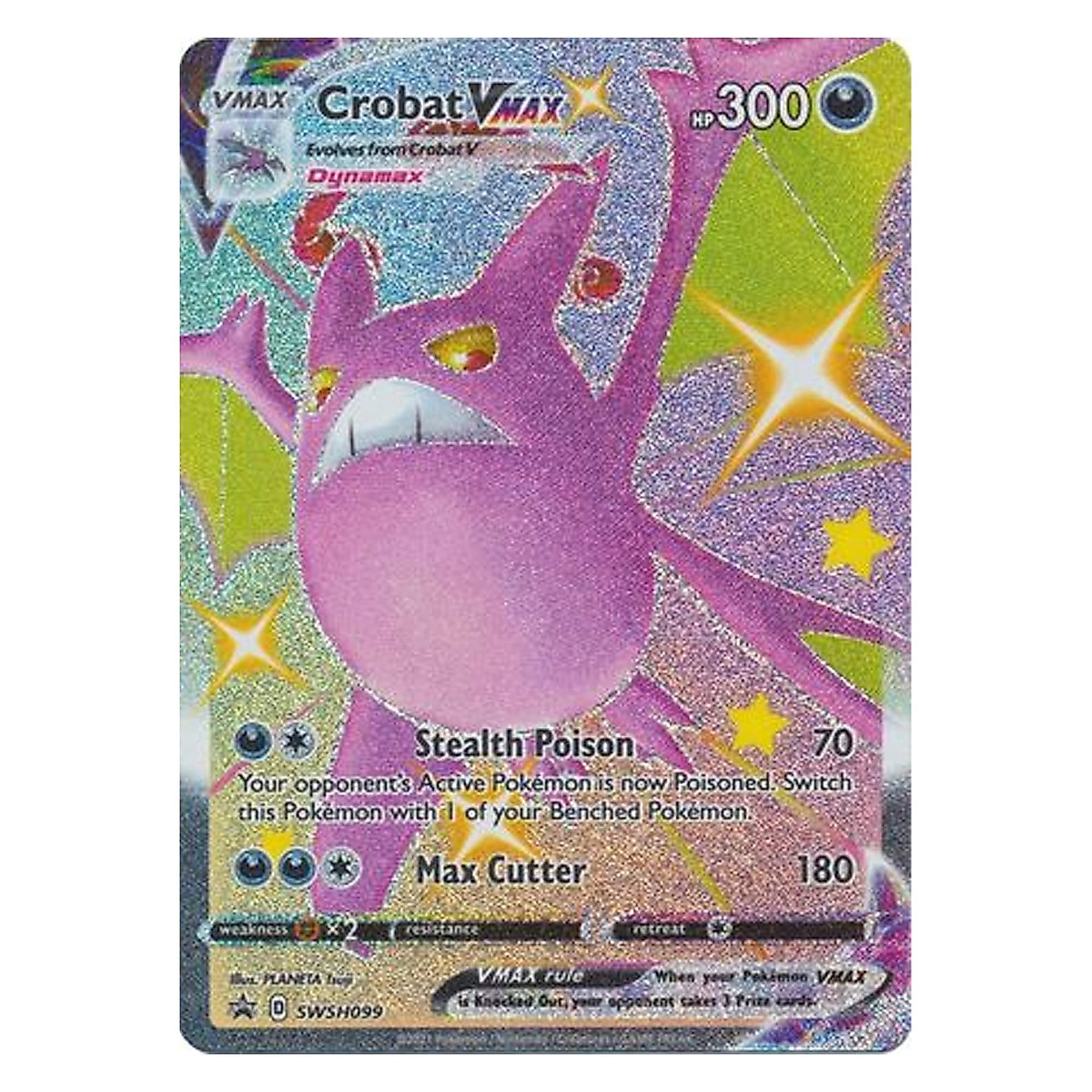 Totem World Crobat VMAX - SWSH099 - Shiny Promo - Sword & Shield Promos