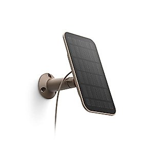 Nooie Solar Panel Charger for Nooie Pro Cam, Weather-Resistant, IP65 Waterproof, 360° Adjustable Mount, Non-Stop Green Charging, ONLY Compatible with The Nooie Pro Cam, 2W/6V