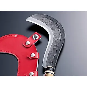 OJIKA" Billhook Double-Edged Aogami Steel Blade Forestry Japan Tools 16.9inch