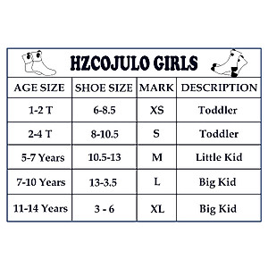 Hzcojulo Kids Toddler Big Little Girls Fashion Cotton Crew Cute Socks -5 Pairs Gift Set,Multicolor-BOV,Shoe size 13-3.5/L/7-10 Years