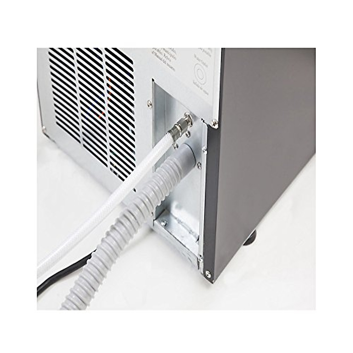 Whynter UIM-502SS Built-in/Freestanding Maker-50lb Capacity Clear Cube Ice Makers, One Size, Stainless Steel/Black