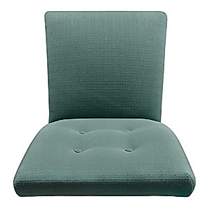 Homepop Home Decor | 4 – Button Tufted Upholstered Parsons Dining Chairs | Set of 2 Accent Dining Chairs, Aqua