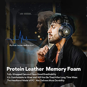 MAONO AU-A04T USB Microphone with AU-MH601 Studio Monitor Headphones Bundle Streaming Podcasting Pack Plug and Play for Computer, YouTube, Music