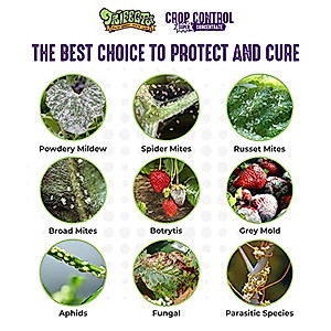 Trifecta Crop Control Super Concentrate All-in-One Natural Pesticide, Fungicide, Miticide, Insecticide, Help Defeat Spider Mites, Powdery Mildew, Botrytis, Mold, and More on Plants 4 OZ