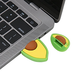 U Disk USB2.0 Cute, Cartoon Avocado Flash Drive Pattern Gift Computer Memory Accessories for Computer Thumb Drive USB Jump Drive Data Storage Business Gift(128GB)
