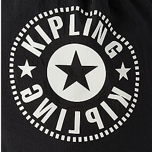 Kipling Unisex's DRAWPACK Totes, Black Extra, One Size