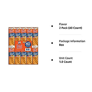 Lance Toast Chee Peanut Butter Crackers, 2 pack of 20 (40 ct.)