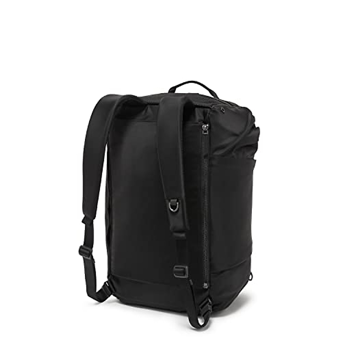 TUMI Voyageur Malta Duffel/Backpack - Premium Duffle Travel Bag Perfect for Gym or Weekend Trip - Black & Gunmetal Hardware