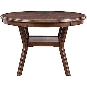 New Classic Furniture Amy 5-Piece Dining Table Set, Brown Cherry