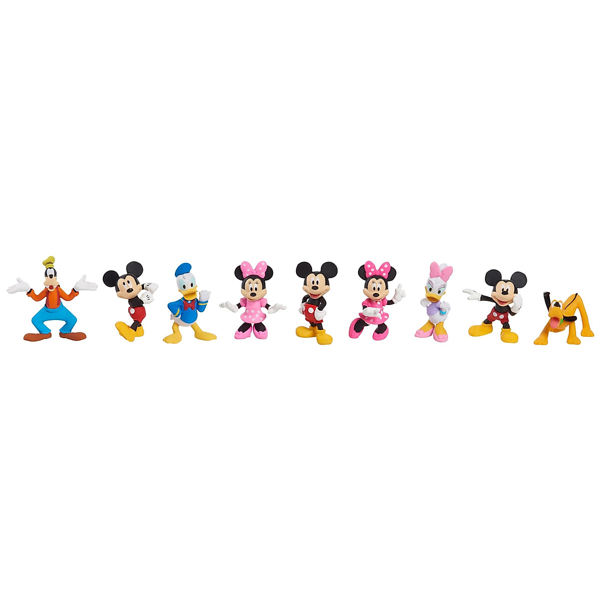 Disney Junior Mickey Mouse Countdown to Vacation, 14-pieces, 9 Figures Included, Kids Toys for Ages 3 Up, Amazon Exclusive by Just Play