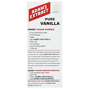 Adams Extract Pure Vanilla Extract 4 fl oz (Pack of 1)